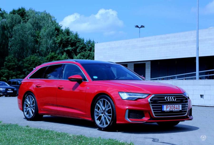 Red Audi A6 2022 in Vilnius, with an engine capacity of 1.98 L and mileage of 139 thousand km for 31900 €, photo 14 on AUTOMOTO.COM.LV