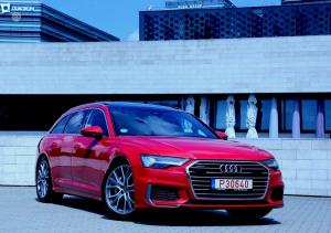 Red Audi A6 2022 in Vilnius, with an engine capacity of 1.98 L and mileage of 139 thousand km for 31900 €, photo 16 on AUTOMOTO.COM.LV