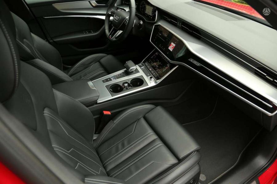 Red Audi A6 2022 in Vilnius, with an engine capacity of 1.98 L and mileage of 139 thousand km for 31900 €, photo 34 on AUTOMOTO.COM.LV