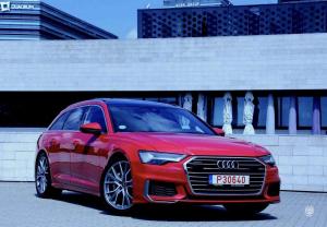 Red Audi A6 2022 in Vilnius, with an engine capacity of 1.98 L and mileage of 139 thousand km for 32400 €, photo 12 on AUTOMOTO.COM.LV