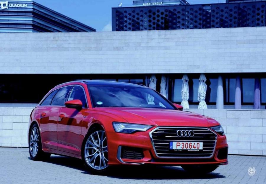 Red Audi A6 2022 in Vilnius, with an engine capacity of 1.98 L and mileage of 139 thousand km for 32400 €, photo 12 on AUTOMOTO.COM.LV