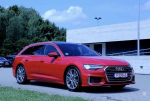 Red Audi A6 2022 in Vilnius, with an engine capacity of 1.98 L and mileage of 139 thousand km for 32400 €, photo 16 on AUTOMOTO.COM.LV
