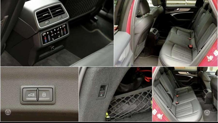 Red Audi A6 2022 in Vilnius, with an engine capacity of 1.98 L and mileage of 139 thousand km for 32400 €, photo 26 on AUTOMOTO.COM.LV