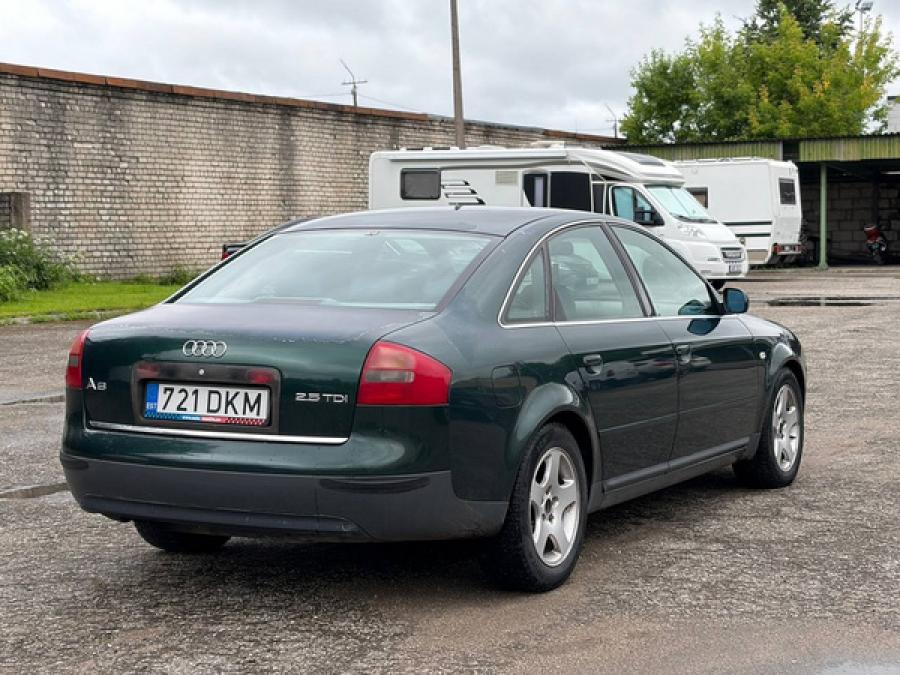 Audi A6 1998 in Narva, with an engine capacity of 2.50 L and mileage of 267 thousand km for 890 €, photo 5 on AUTOMOTO.COM.LV