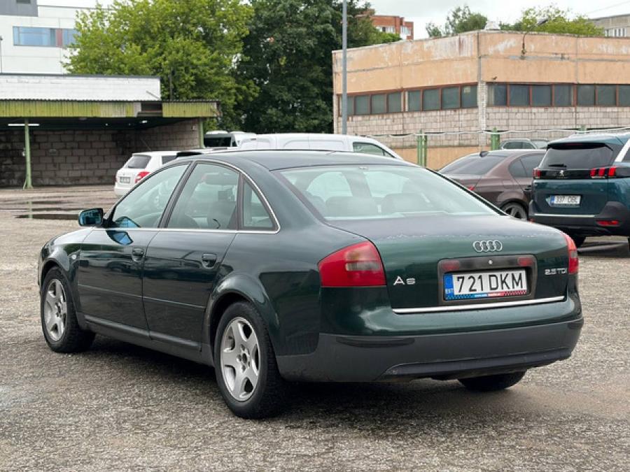 Audi A6 1998 in Narva, with an engine capacity of 2.50 L and mileage of 267 thousand km for 890 €, photo 6 on AUTOMOTO.COM.LV