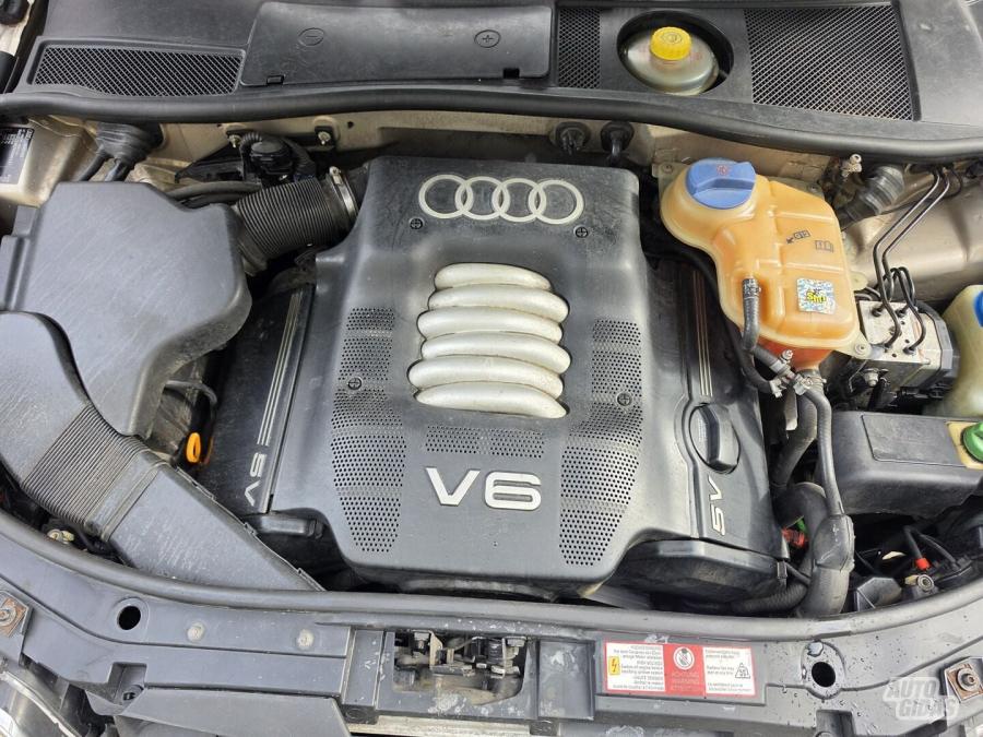 Audi A6 1999 Viļņa, ar dzinēja tilpumu 2.40 L un nobraukumu 223 tūkst. km par 3300 €, foto 17 vietnē AUTOMOTO.COM.LV