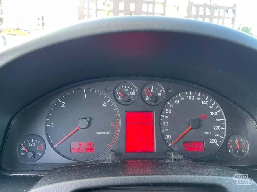 Audi A6 2000 in Vilnius, with an engine capacity of 1.90 L and mileage of 395 thousand km for 850 €, photo 12 on AUTOMOTO.COM.LV