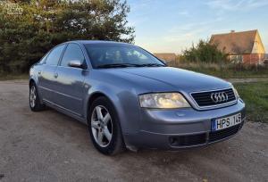 Audi A6 2000 Viļņa, ar dzinēja tilpumu 2.40 L un nobraukumu 318 tūkst. km par 1200 €, foto  vietnē AUTOMOTO.COM.LV