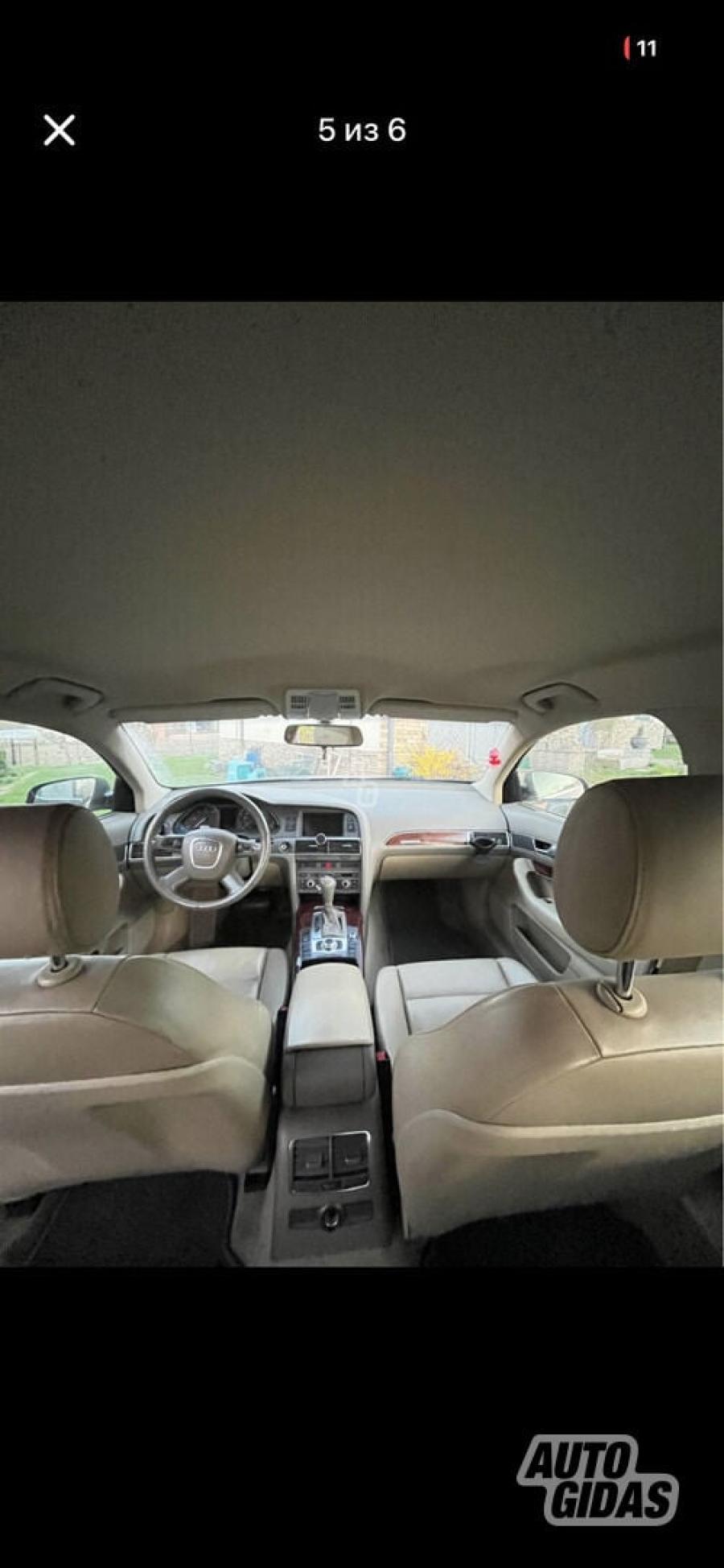 Audi A6 2005 Viļņa, ar dzinēja tilpumu 3.00 L un nobraukumu 301 tūkst. km par 2700 €, foto 6 vietnē AUTOMOTO.COM.LV