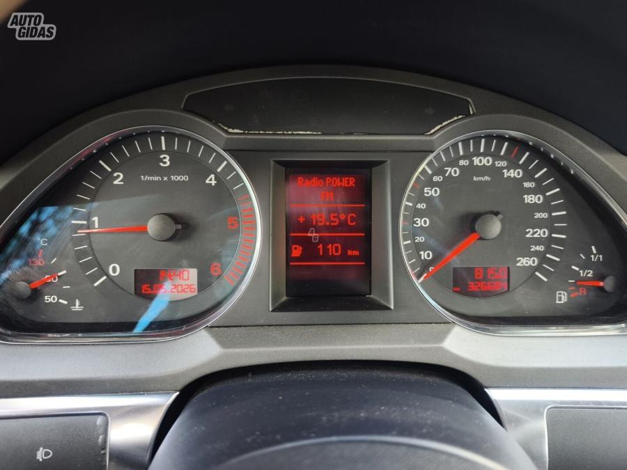 Audi A6 2005 Viļņa, ar dzinēja tilpumu 2.00 L un nobraukumu 327 tūkst. km par 1600 €, foto 13 vietnē AUTOMOTO.COM.LV