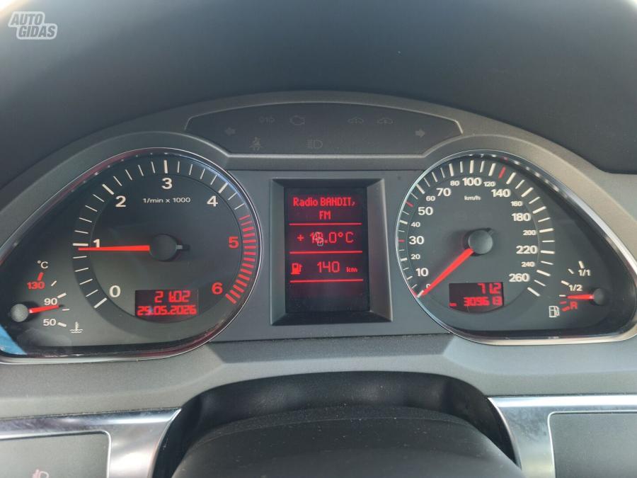 Audi A6 2005 in Vilnius, with an engine capacity of 2.00 L and mileage of 309 thousand km for 1600 €, photo 13 on AUTOMOTO.COM.LV