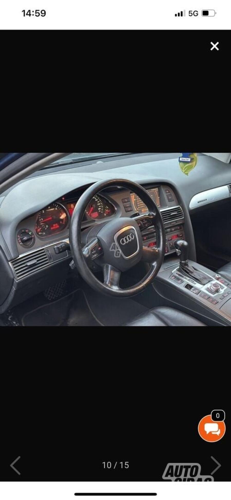 Audi A6 2006 in Kaunas, with an engine capacity of 3.00 L and mileage of 250 thousand km for 2500 €, photo 5 on AUTOMOTO.COM.LV