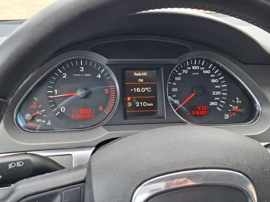 Audi A6 2006 Šauļi, ar dzinēja tilpumu 2.70 L un nobraukumu 315 tūkst. km par 2850 €, foto 15 vietnē AUTOMOTO.COM.LV