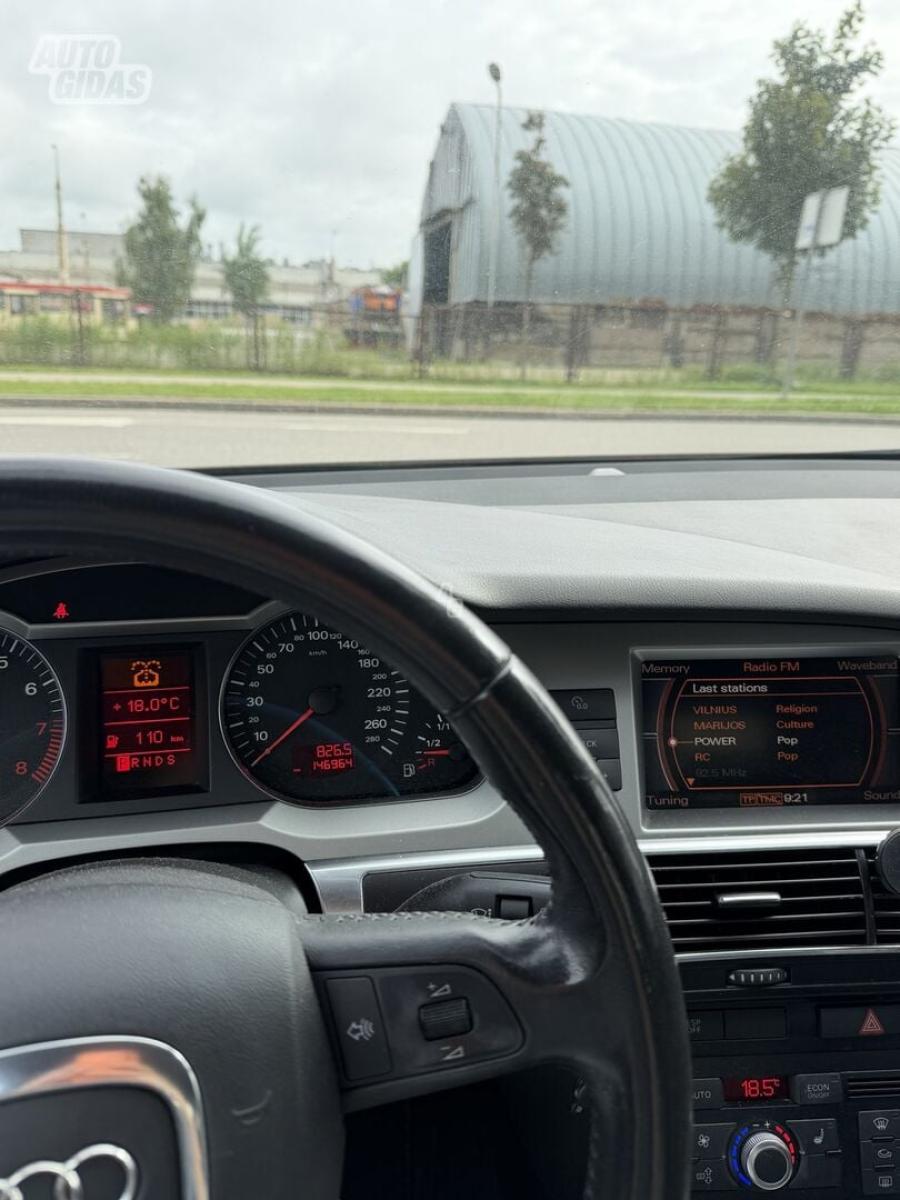Audi A6 2009 in Vilnius, with an engine capacity of 2.80 L and mileage of 147 thousand km for 1500 €, photo 16 on AUTOMOTO.COM.LV