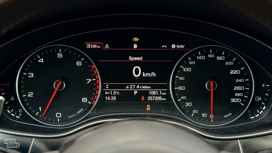 Audi A6 2012 in Vilnius, with an engine capacity of 3.00 L and mileage of 257 thousand km for 9650 €, photo 16 on AUTOMOTO.COM.LV