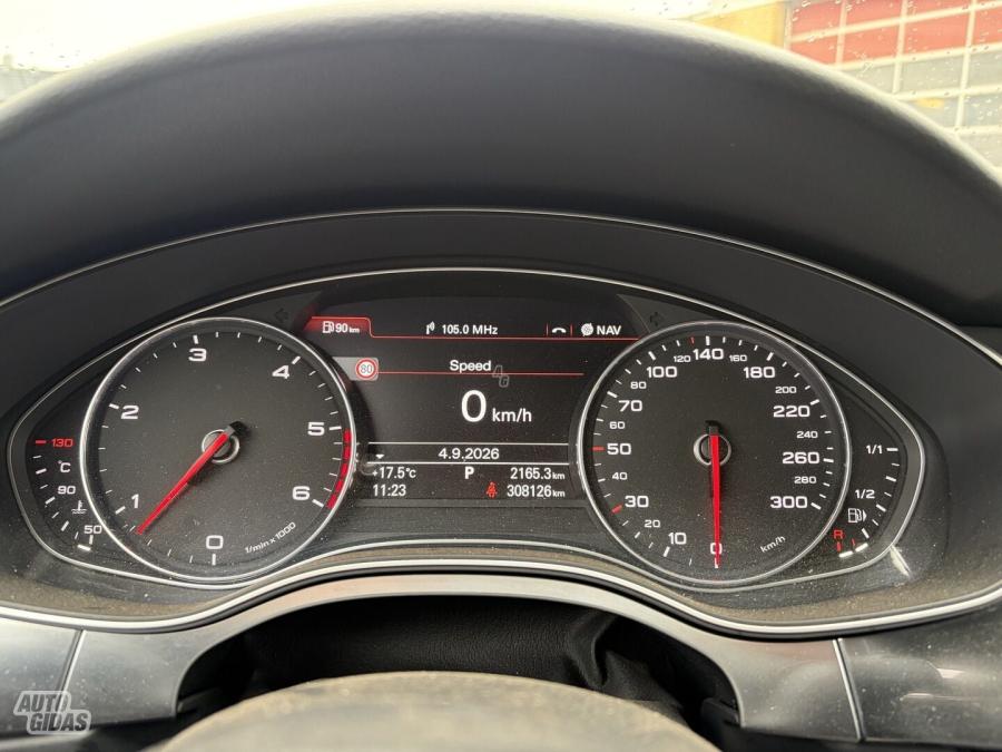 Audi A6 2013 in Vilnius, with an engine capacity of 3.00 L and mileage of 308 thousand km for 12999 €, photo 18 on AUTOMOTO.COM.LV