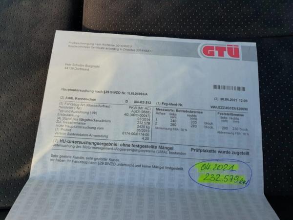 Audi A6 2014 in Riga, with an engine capacity of 3.00 L and mileage of 275 thousand km for 12950 €, photo 7 on AUTOMOTO.COM.LV