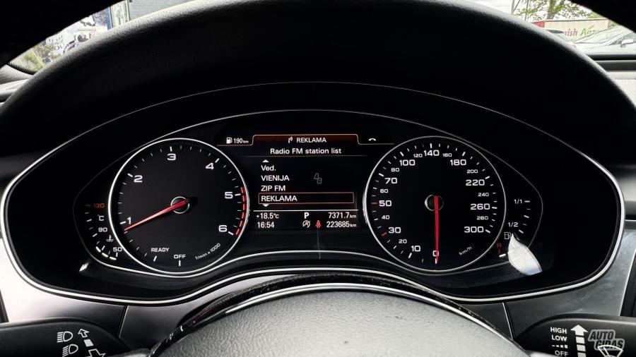 Audi A6 2015 in Radviliskis, with an engine capacity of 2.00 L and mileage of 223 thousand km for 13250 €, photo 24 on AUTOMOTO.COM.LV