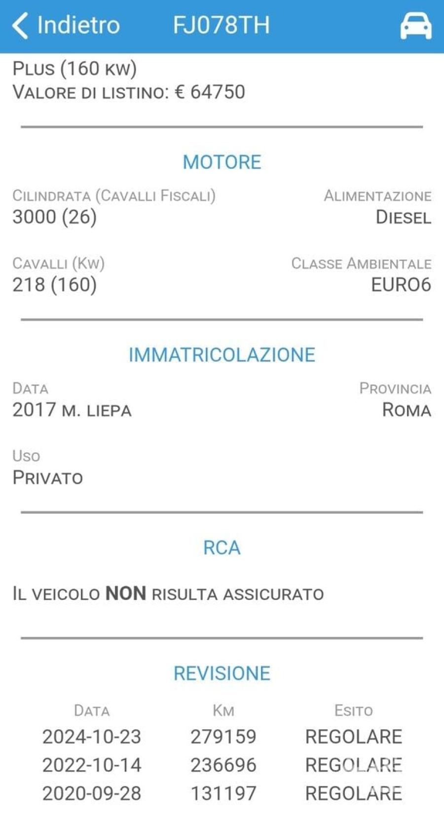 Audi A6 2016 in Ignalina, with an engine capacity of 3.00 L and mileage of 297 thousand km for 9950 €, photo 29 on AUTOMOTO.COM.LV