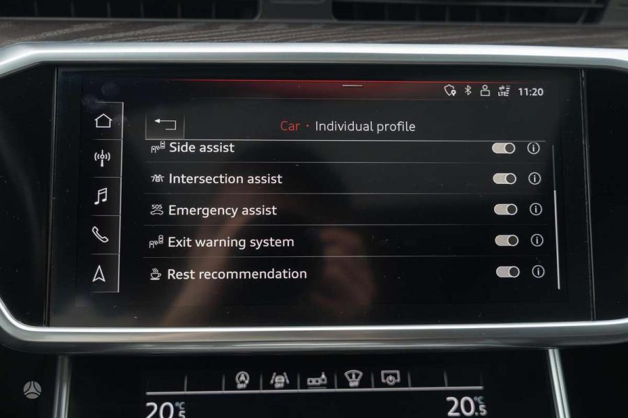 Audi A6 2019 Viļņa, ar dzinēja tilpumu 3.00 L un nobraukumu 132 tūkst. km par 34923 €, foto 33 vietnē AUTOMOTO.COM.LV