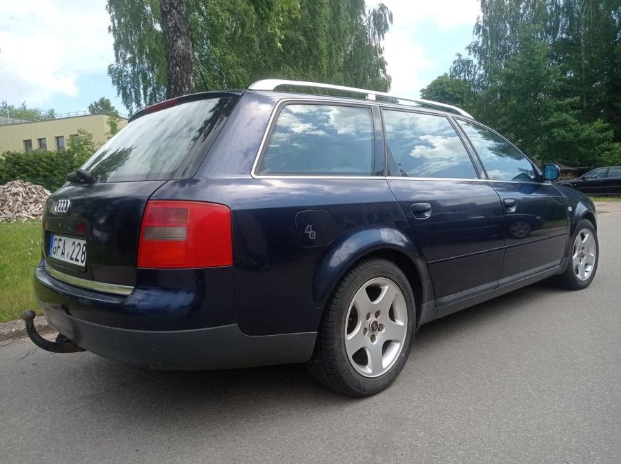 Audi A6 1998 in Vilnius, with an engine capacity of 2.40 L and mileage of 300 thousand km for 800 €, photo 5 on AUTOMOTO.COM.LV