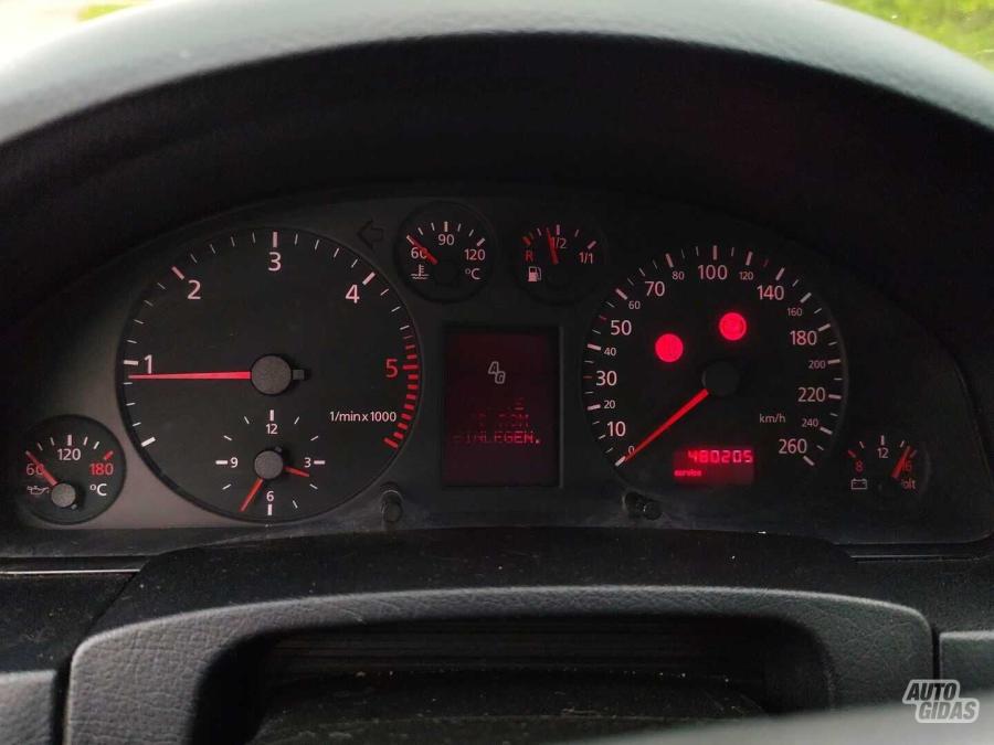Audi A6 1998 Šauļi, ar dzinēja tilpumu 1.90 L un nobraukumu 480 tūkst. km par 500 €, foto 11 vietnē AUTOMOTO.COM.LV