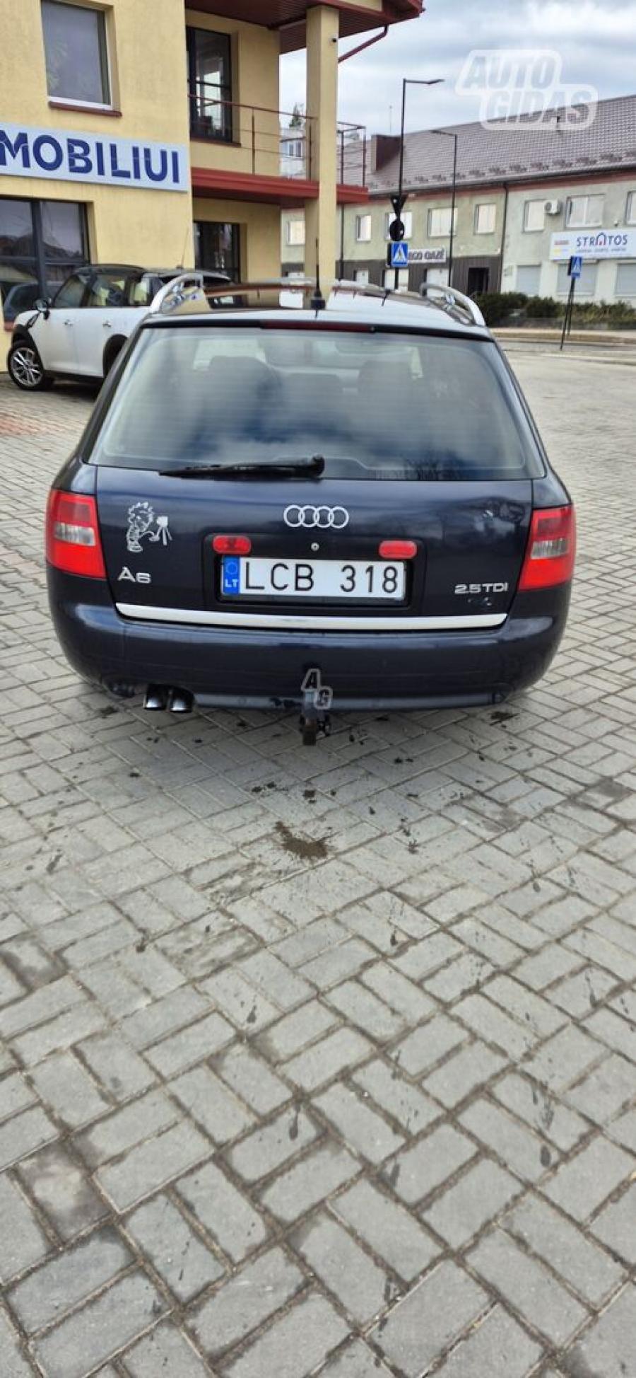 Audi A6 2004 in Alytus, with an engine capacity of 2.50 L and mileage of 296 thousand km for 1000 €, photo 5 on AUTOMOTO.COM.LV