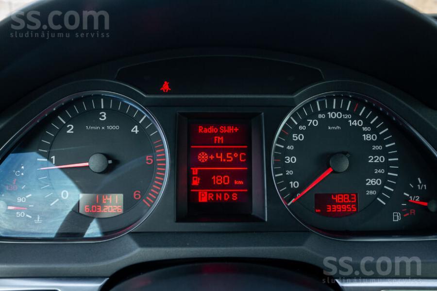 Audi A6 2005 Jelgava, ar dzinēja tilpumu 3.00 L un nobraukumu 340 tūkst. km par 3450 €, foto 13 vietnē AUTOMOTO.COM.LV