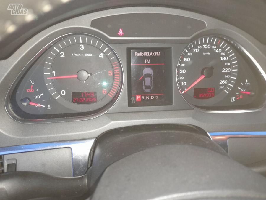 Audi A6 2006 in Vilnius, with an engine capacity of 3.00 L and mileage of 355 thousand km for 3500 €, photo 12 on AUTOMOTO.COM.LV