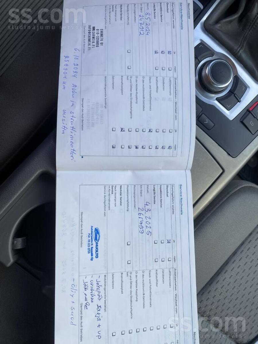 Ауди А6 2006 в Рига, объемом двигателя 2.00 л и пробегом 272 тыс. км за 3450 €, фото 9 на AUTOMOTO.COM.LV