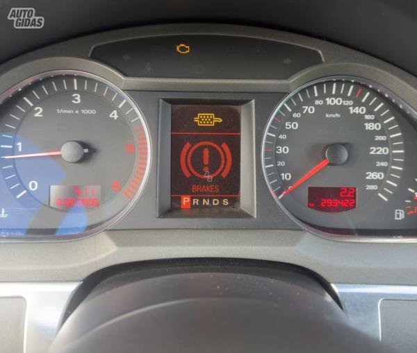 Audi A6 2006 Klaipėda, ar dzinēja tilpumu 3.00 L un nobraukumu 294 tūkst. km par 1950 €, foto 10 vietnē AUTOMOTO.COM.LV