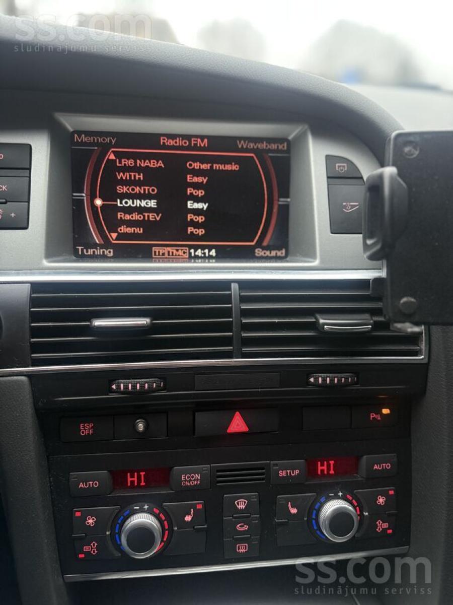 Audi A6 2007 in Riga, with an engine capacity of 3.00 L and mileage of 554 thousand km for 1990 €, photo 14 on AUTOMOTO.COM.LV