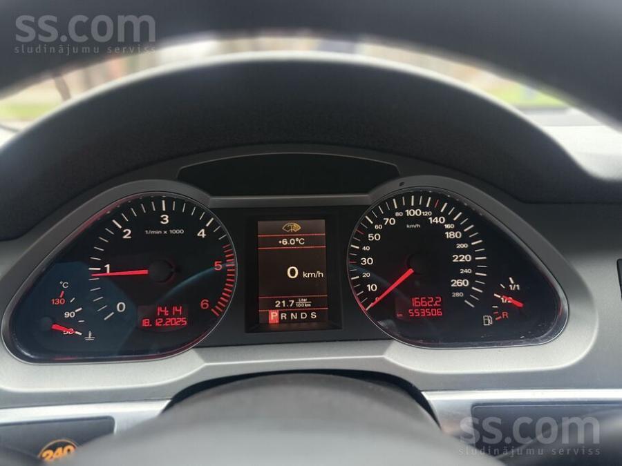 Audi A6 2007 in Riga, with an engine capacity of 3.00 L and mileage of 554 thousand km for 1990 €, photo 15 on AUTOMOTO.COM.LV