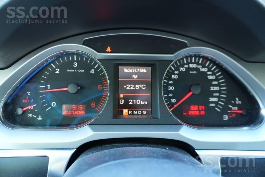Audi A6 2007 Rīga, ar dzinēja tilpumu 2.70 L un nobraukumu 290 tūkst. km par 4290 €, foto 17 vietnē AUTOMOTO.COM.LV