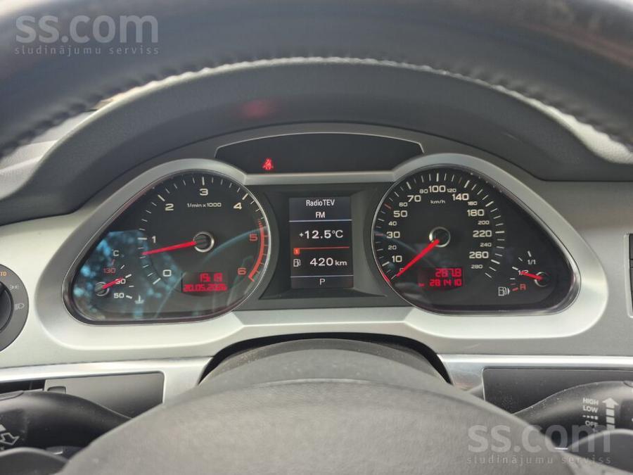 Audi A6 2009 Rīga, ar dzinēja tilpumu 3.00 L un nobraukumu 282 tūkst. km par 6250 €, foto 13 vietnē AUTOMOTO.COM.LV