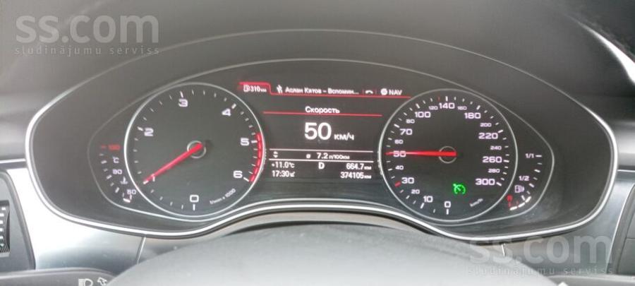 Audi A6 2012 in Jekabpils, with an engine capacity of 3.00 L and mileage of 374 thousand km for 8500 €, photo 8 on AUTOMOTO.COM.LV