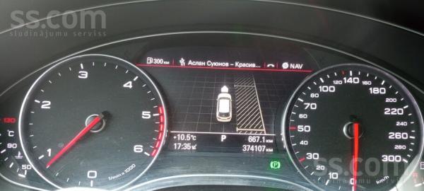 Audi A6 2012 in Jekabpils, with an engine capacity of 3.00 L and mileage of 374 thousand km for 8500 €, photo 8 on AUTOMOTO.COM.LV