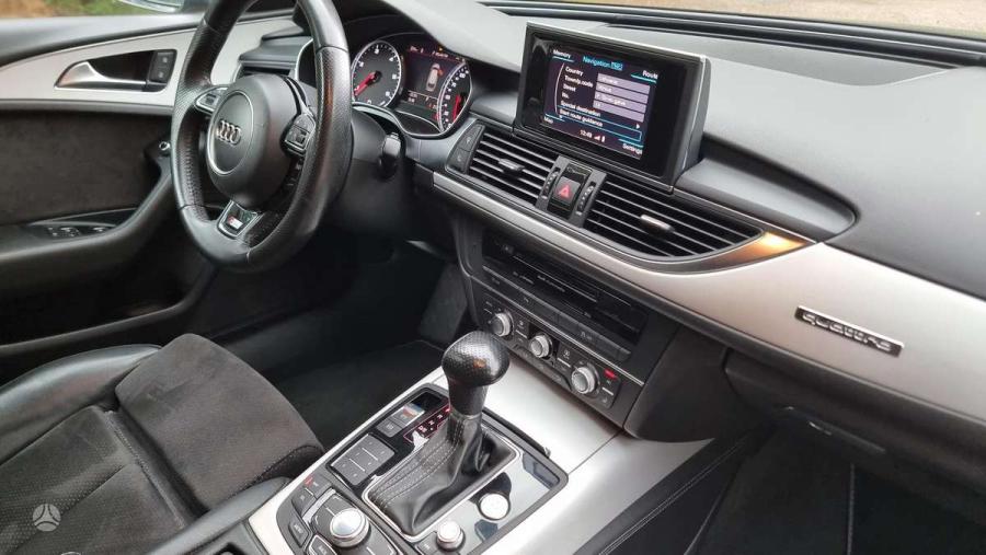 Audi A6 2013 in Vilnius, with an engine capacity of 3.00 L and mileage of 212 thousand km for 11740 €, photo 16 on AUTOMOTO.COM.LV
