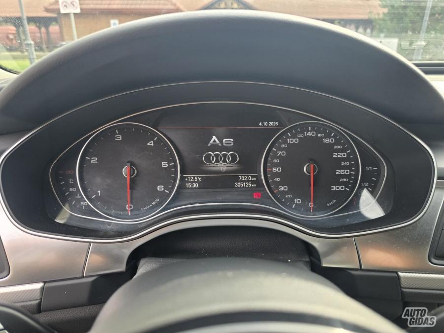 Audi A6 2013 Panevēža, ar dzinēja tilpumu 3.00 L un nobraukumu 305 tūkst. km par 10000 €, foto 12 vietnē AUTOMOTO.COM.LV