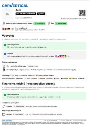 Audi A6 2016 Viļņa, ar dzinēja tilpumu 1.97 L un nobraukumu 250 tūkst. km par 14000 €, foto 30 vietnē AUTOMOTO.COM.LV