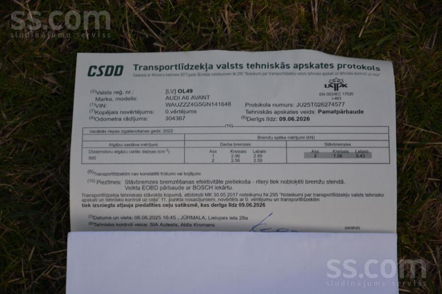 Audi A6 2016 Rīga, ar dzinēja tilpumu 3.00 L un nobraukumu 308 tūkst. km par 13550 €, foto 28 vietnē AUTOMOTO.COM.LV