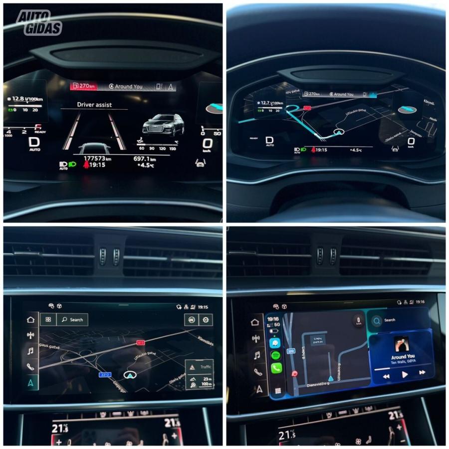 Audi A6 2021 Klaipėda, ar dzinēja tilpumu 3.00 L un nobraukumu 178 tūkst. km par 24900 €, foto 17 vietnē AUTOMOTO.COM.LV