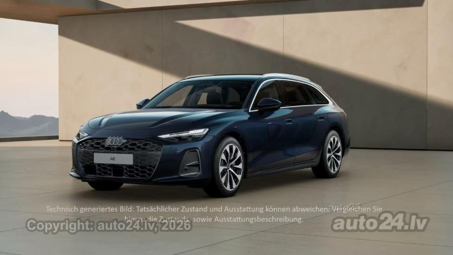 Audi A6 2025 Tallina, ar dzinēja tilpumu 2.00 L un nobraukumu 22 tūkst. km par 63990 €, foto 1 vietnē AUTOMOTO.COM.LV