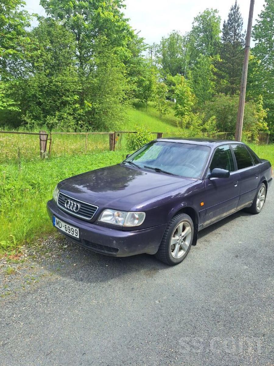 Violet Audi A6 1997 in Madona, with an engine capacity of 2.80 L and mileage of 449 thousand km for 2000 €, photo 1 on AUTOMOTO.COM.LV