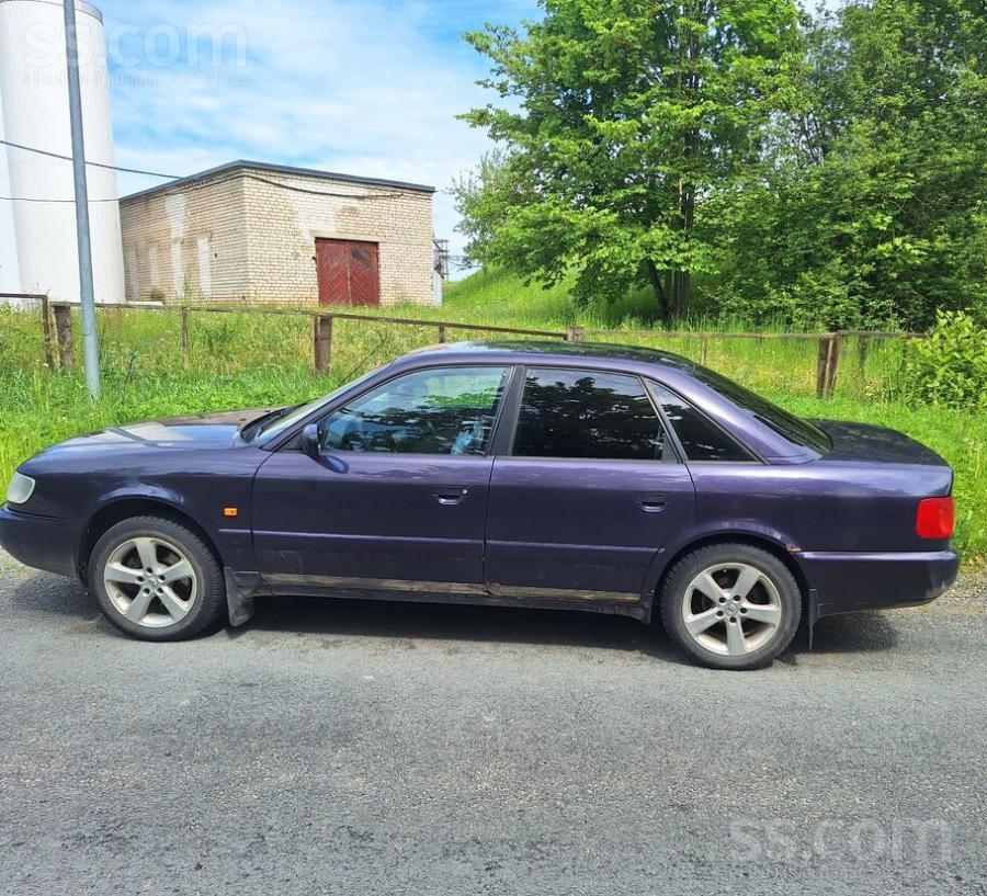 Violet Audi A6 1997 in Madona, with an engine capacity of 2.80 L and mileage of 449 thousand km for 2000 €, photo 2 on AUTOMOTO.COM.LV