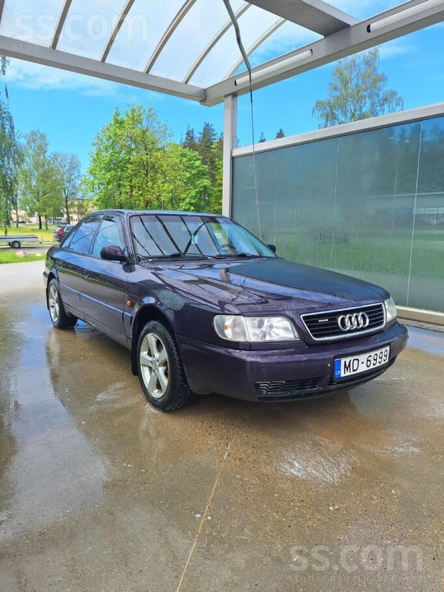 Violet Audi A6 1997 in Madona, with an engine capacity of 2.80 L and mileage of 449 thousand km for 2000 €, photo 8 on AUTOMOTO.COM.LV