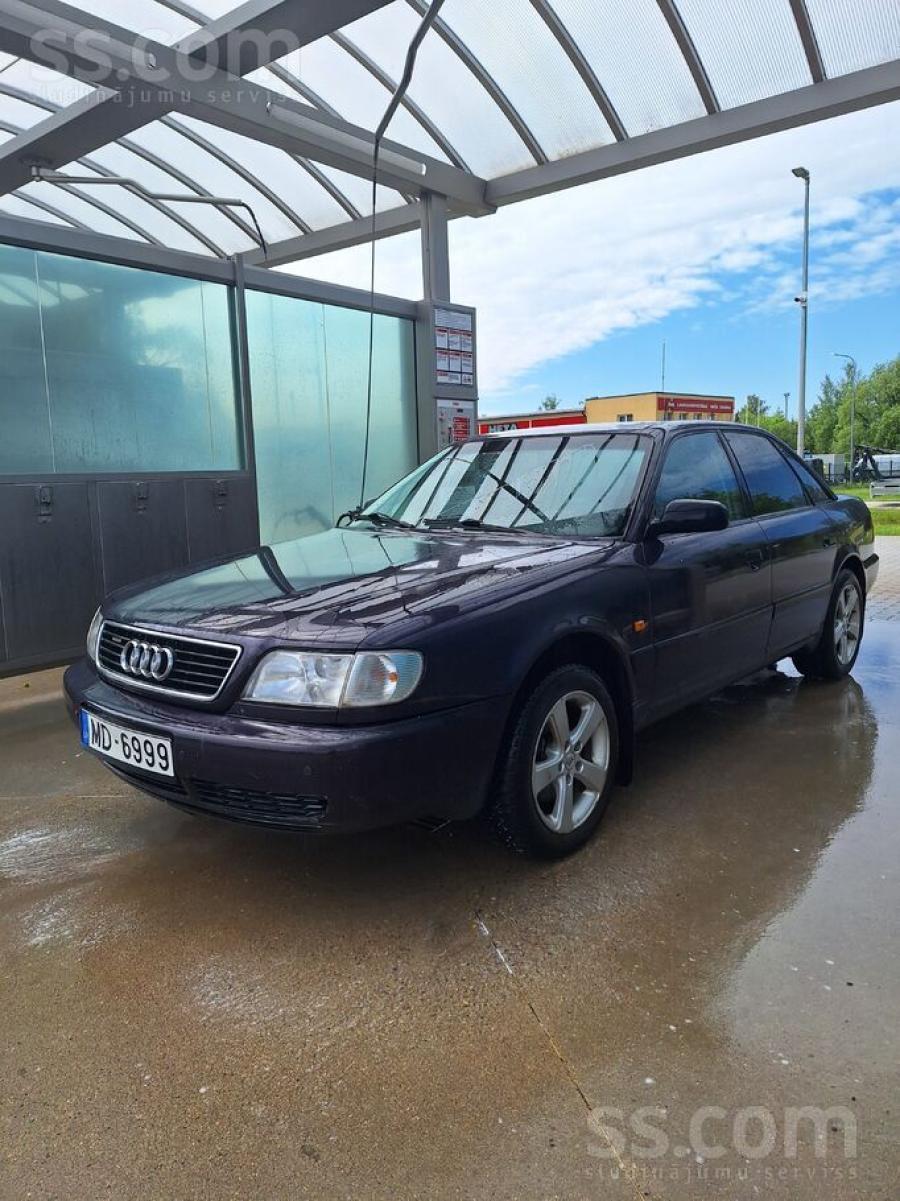 Violet Audi A6 1997 in Madona, with an engine capacity of 2.80 L and mileage of 449 thousand km for 2000 €, photo 9 on AUTOMOTO.COM.LV