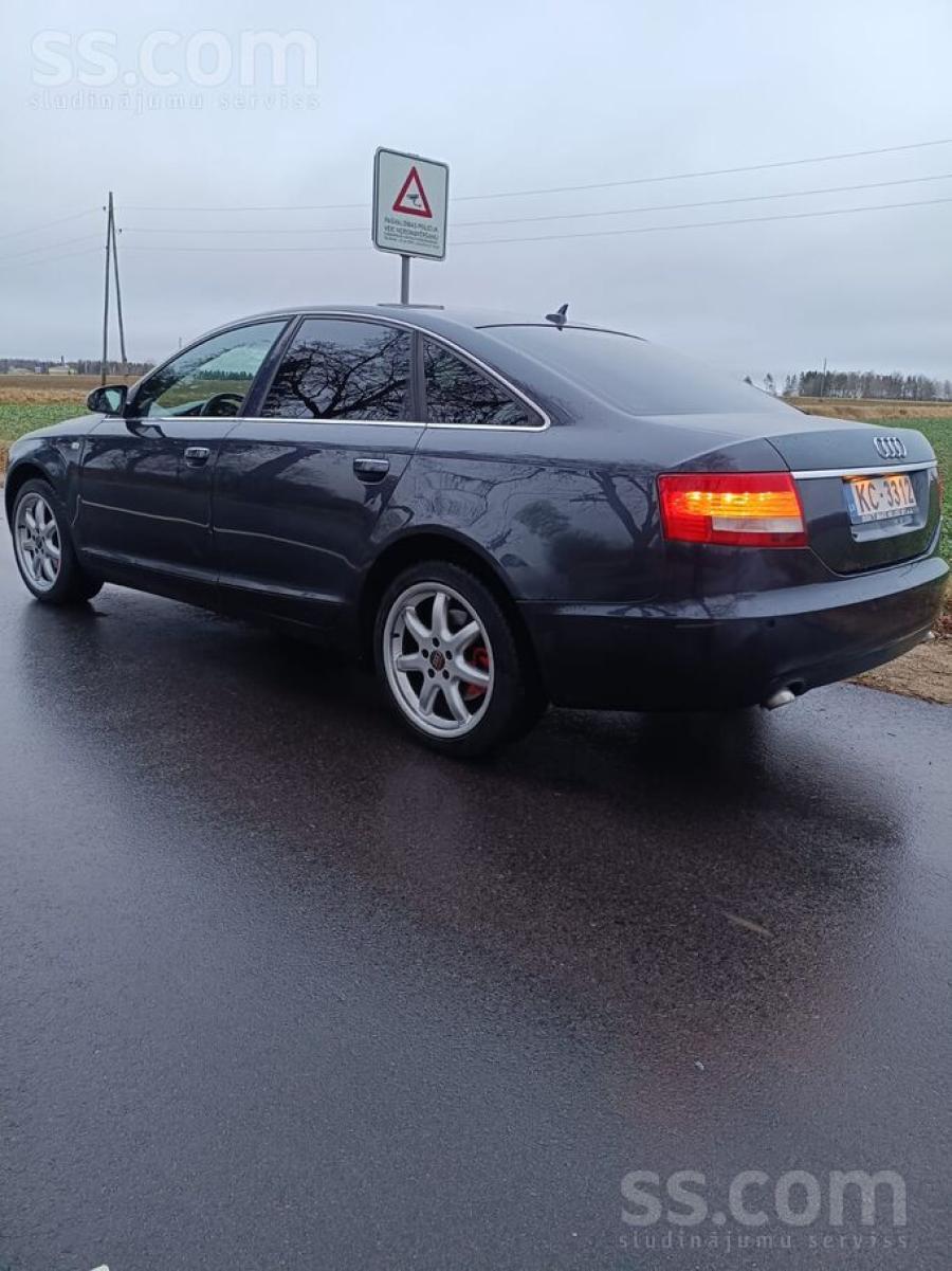 Violet Audi A6 2005 in Talsi, with an engine capacity of 3.00 L and mileage of 372 thousand km for 2350 €, photo 4 on AUTOMOTO.COM.LV