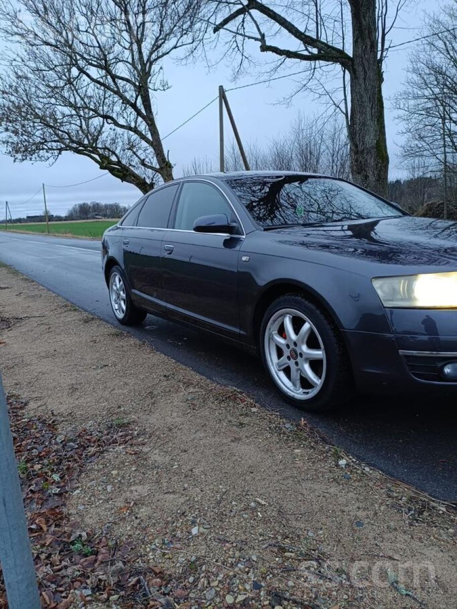 Violet Audi A6 2005 in Talsi, with an engine capacity of 3.00 L and mileage of 372 thousand km for 2350 €, photo 6 on AUTOMOTO.COM.LV
