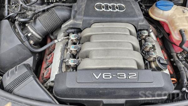 Violet Audi A6 2005 in Riga, with an engine capacity of 3.20 L and mileage of 390 thousand km for 1700 €, photo 8 on AUTOMOTO.COM.LV